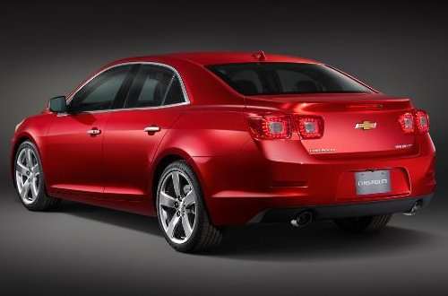 The back end of the 2013 Chevrolet Malibu | Torque News
